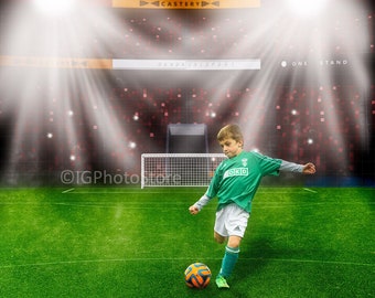 Soccer Goal Digital Backdrop - Etsy