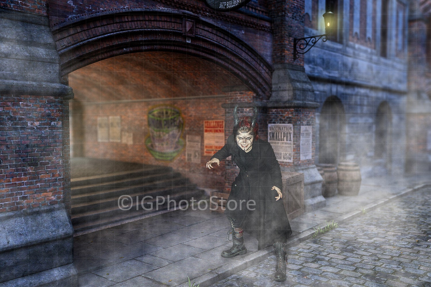 Victorian London Backdrop Steampunk Digital Background - Etsy UK