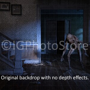 The Boogeyman, Halloween Digital Backdrop, Horror Digital Background ...