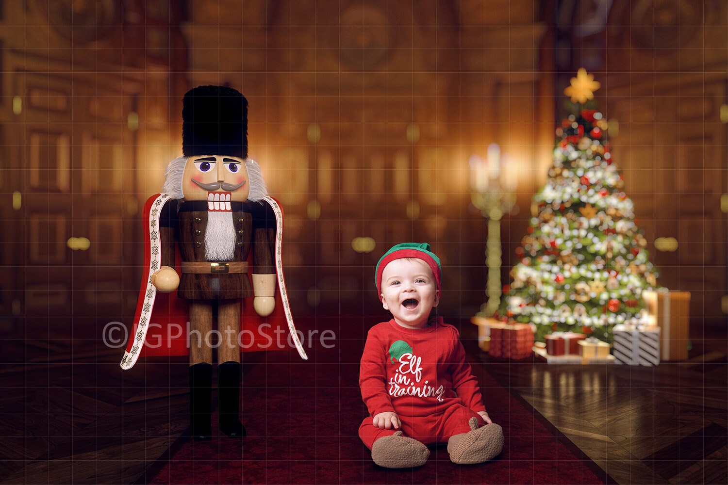 Nutcracker Digital Backdrop Christmas Digital Background for - Etsy