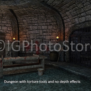 Dungeon Digital Backdrop Set, Digital Backgrounds, Cosplay Backdrops ...