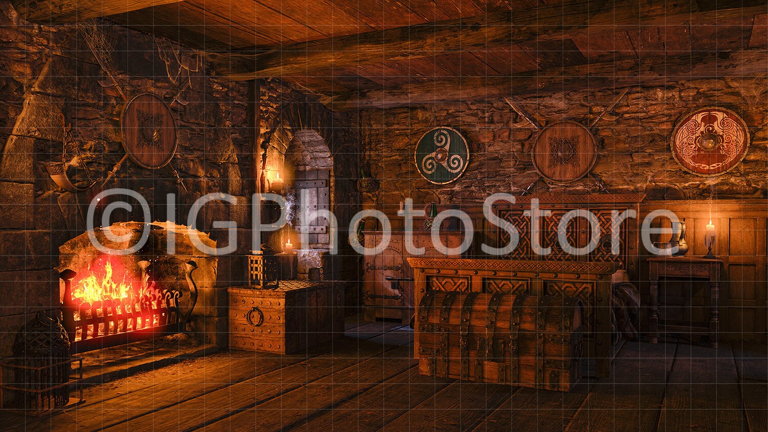 Virtual Meeting Backgrounds Medieval Inn Zoom Backdrops - Etsy