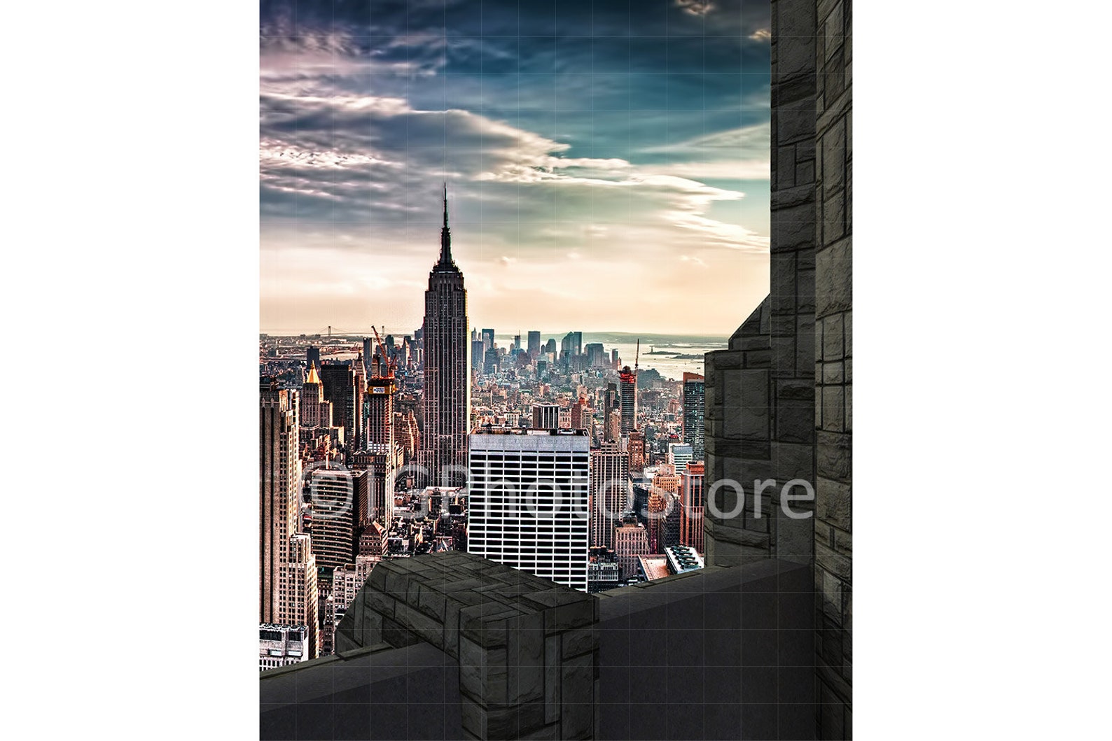 Superhero Backdrop Bundle, New York Rooftop Backdrop Set, Comic Super ...
