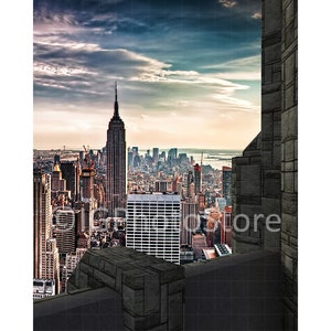 Superhero Backdrop Bundle, New York Rooftop Backdrop Set, Comic Super ...
