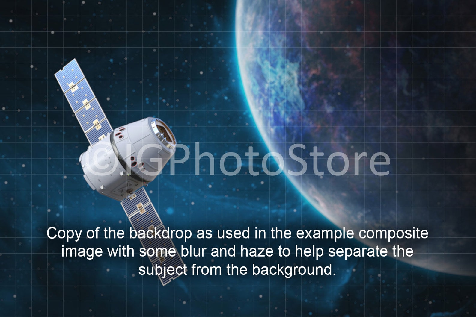 Astronaut in Space Digital Backdrop Outer Space Background | Etsy