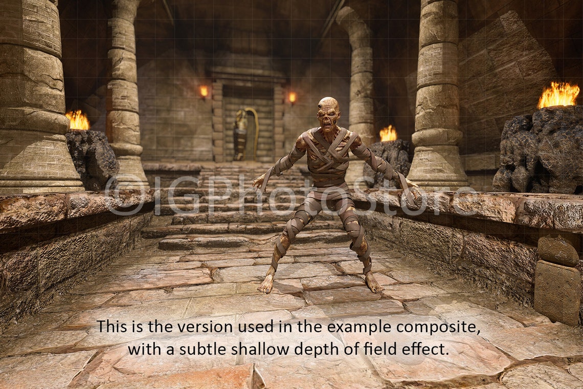 The Mummy, Halloween Digital Backdrop, Digital Background for Composite ...