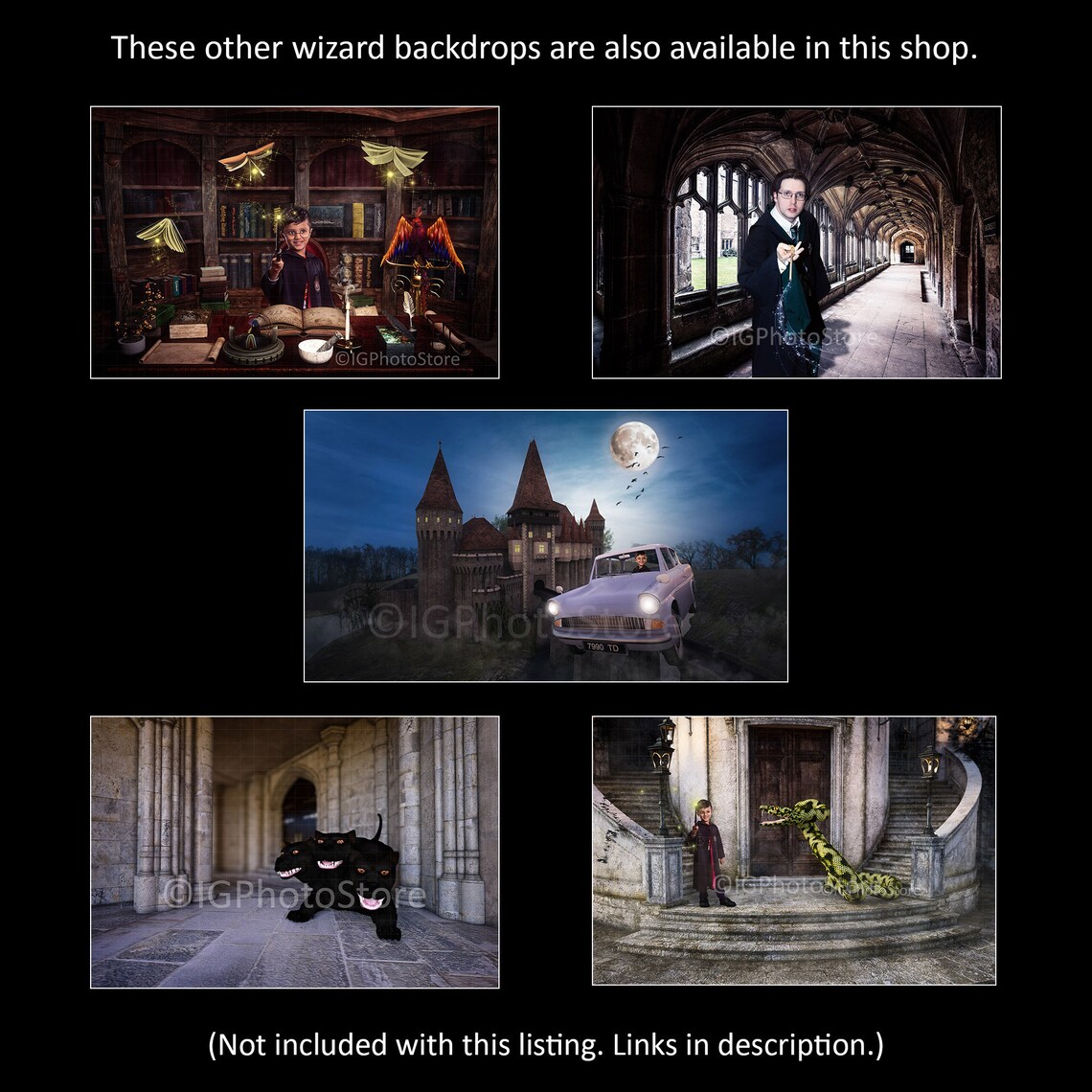 Wizard Digital Background Digital Backdrop Leadenhall - Etsy