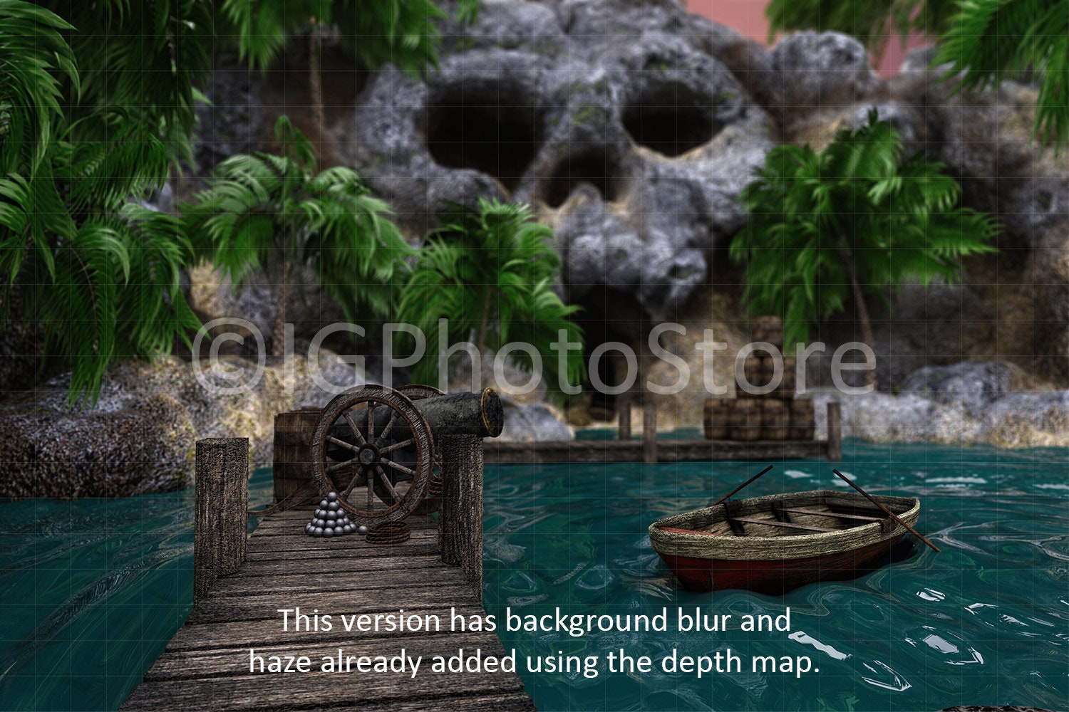 Pirate Digital Backdrop Pirate Cove Digital Background With | Etsy