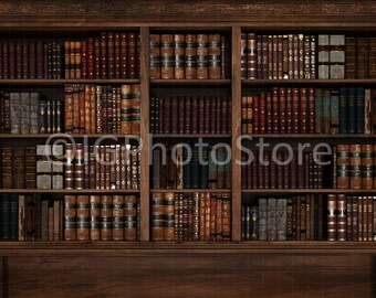 Printable Library Backdrop Photo Studio Background Printable | Etsy