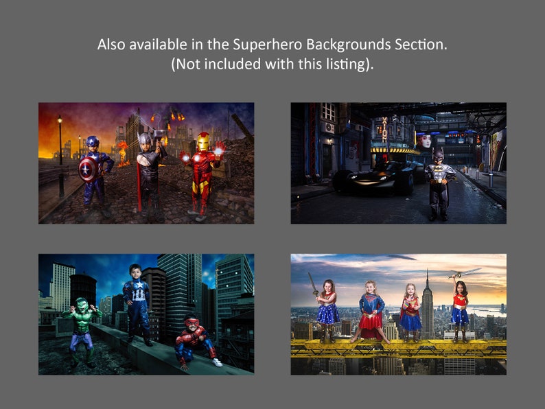 Superhero Digital Background Super Hero Cosplay Backdrop New | Etsy