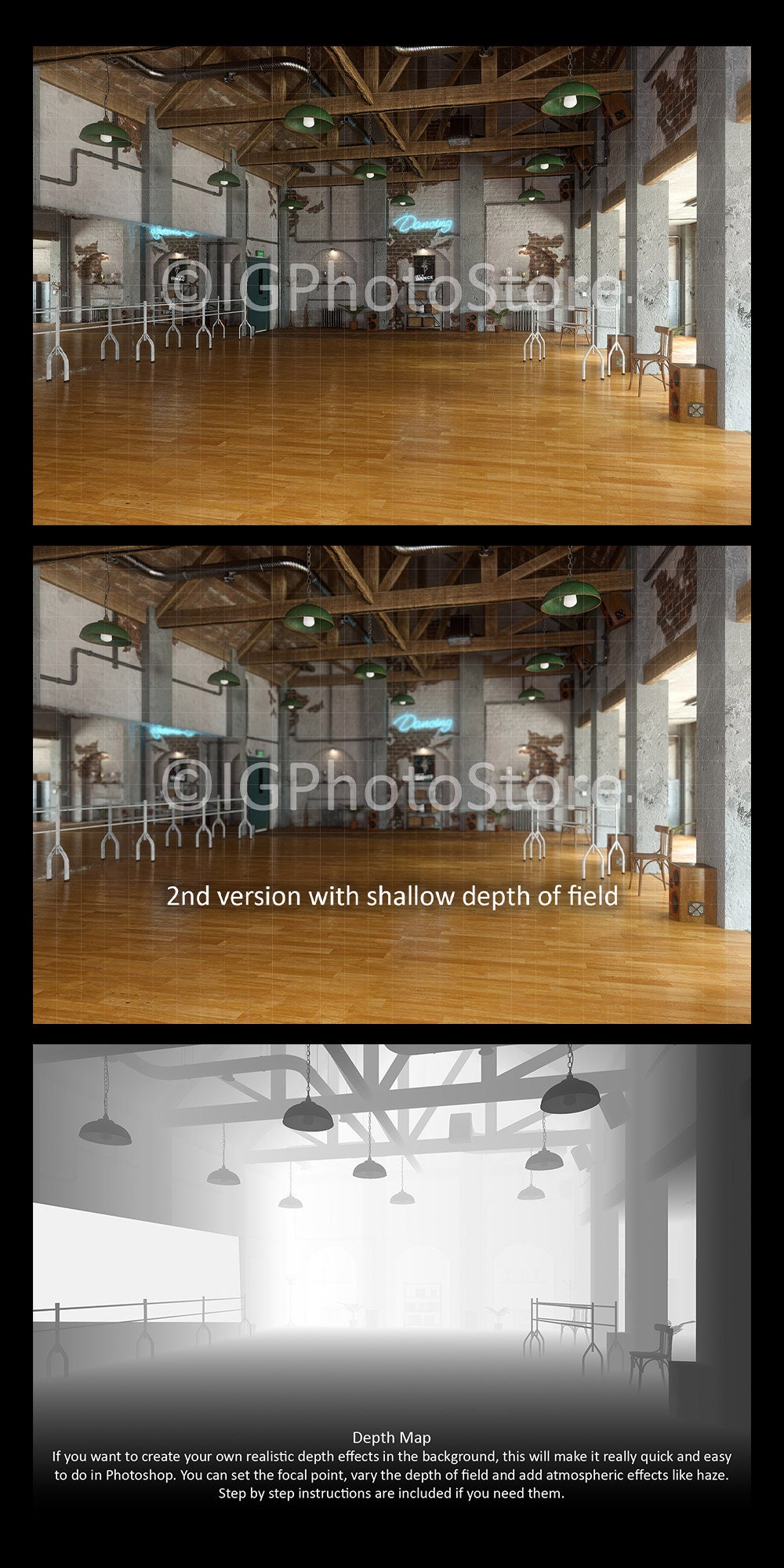 5 Dance Studio Digital Backdrops Dance School Background - Etsy