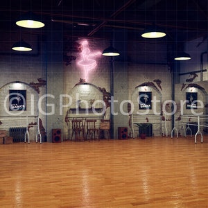 Dance Studio Digital Backdrop, Dance Hall Background for Composite ...
