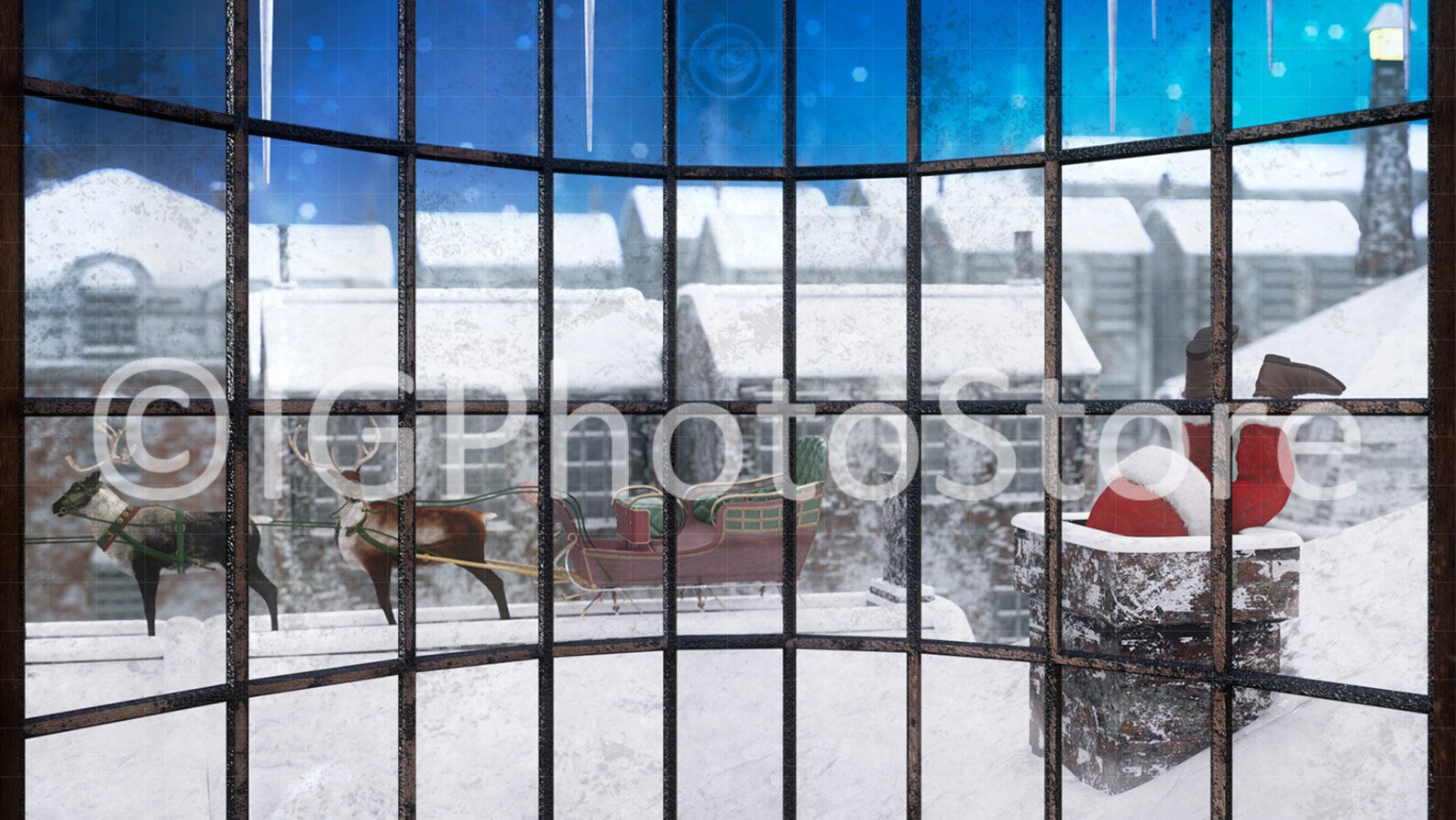 Christmas Zoom Backgrounds, Virtual Meeting Backdrops for the Holiday ...
