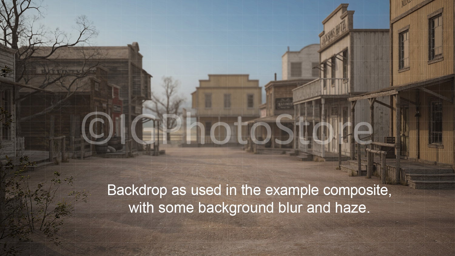 Wild West Town Digital Backdrop Old Western Street Cowboy - Etsy