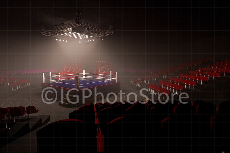 Boxing Arena Digital Backdrop Boxing Ring Digital Backdrop - Etsy Canada