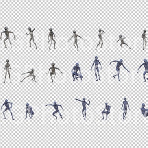 Alien Digital Overlays, 24 Photo Realistic Transparent PNG Aliens, Grey ...