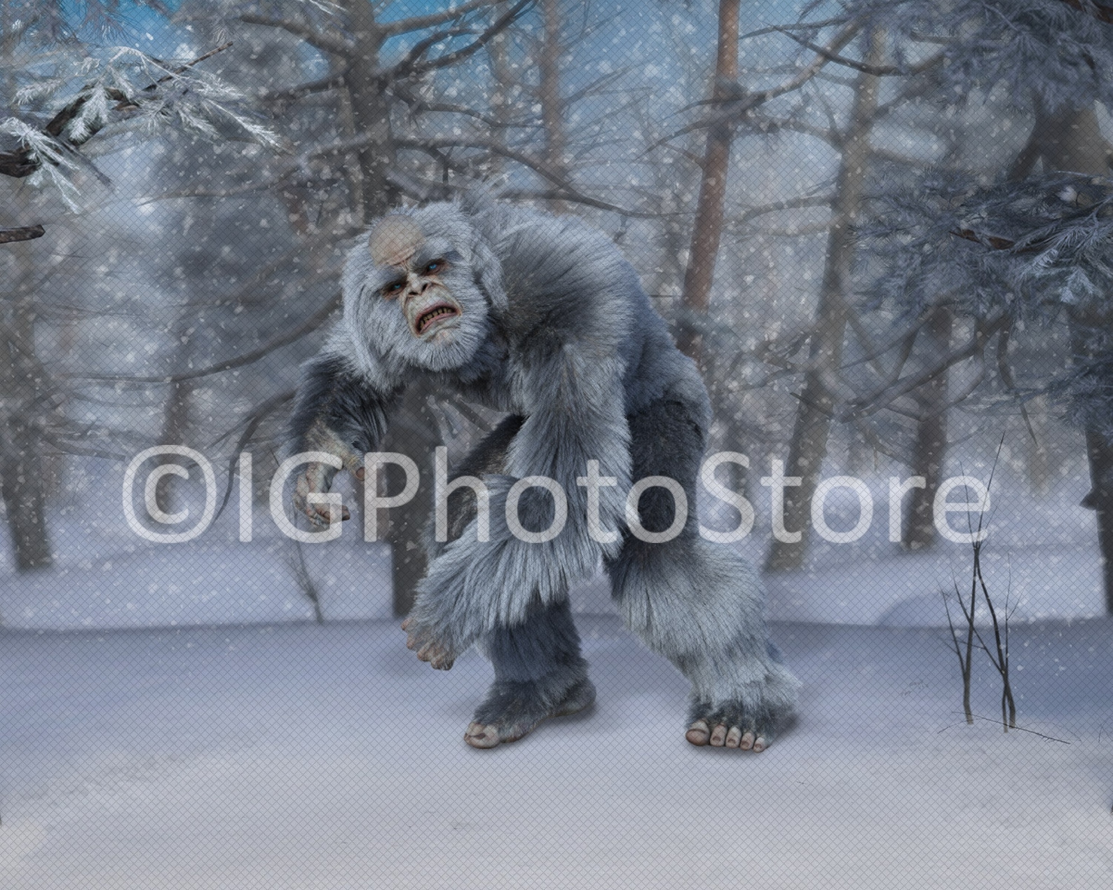 Yeti Digital Overlays Transparent PNG Yetis Yeti Clipart | Etsy UK