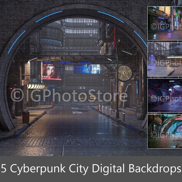 Cyberpunk Portraits - Etsy