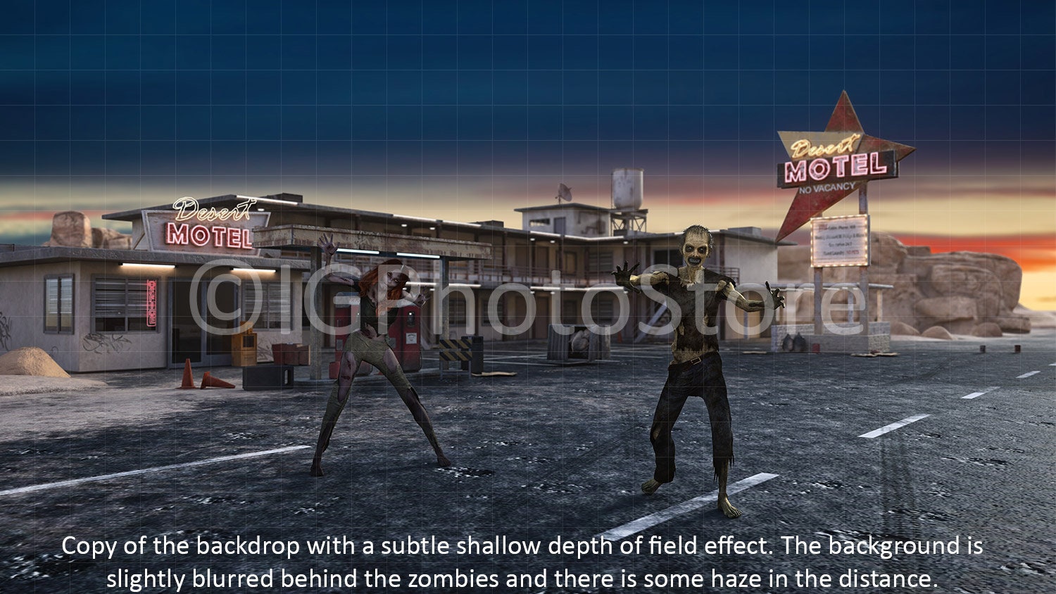 Zombie Background Walking Zombies Backdrop Dead Walkers | Etsy