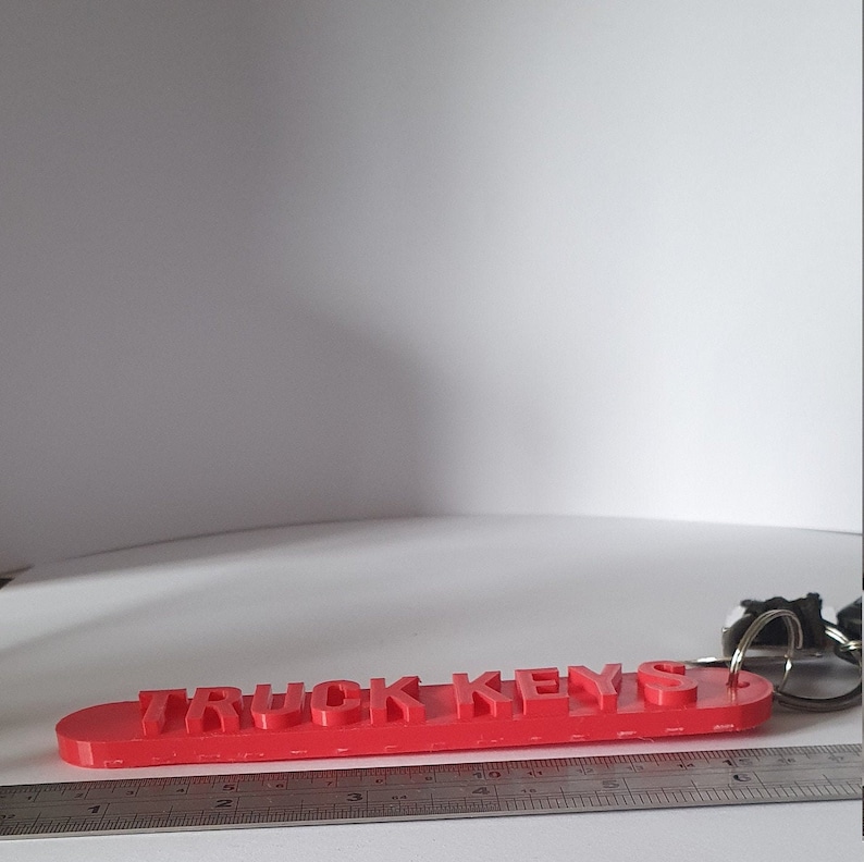 3D Printed Giant Personal Keyring - Etsy