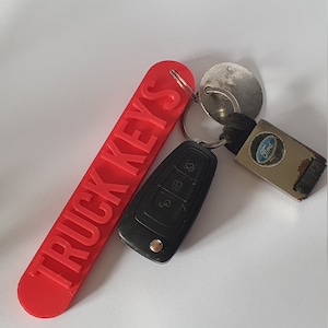 3D Printed Giant Personal Keyring - Etsy
