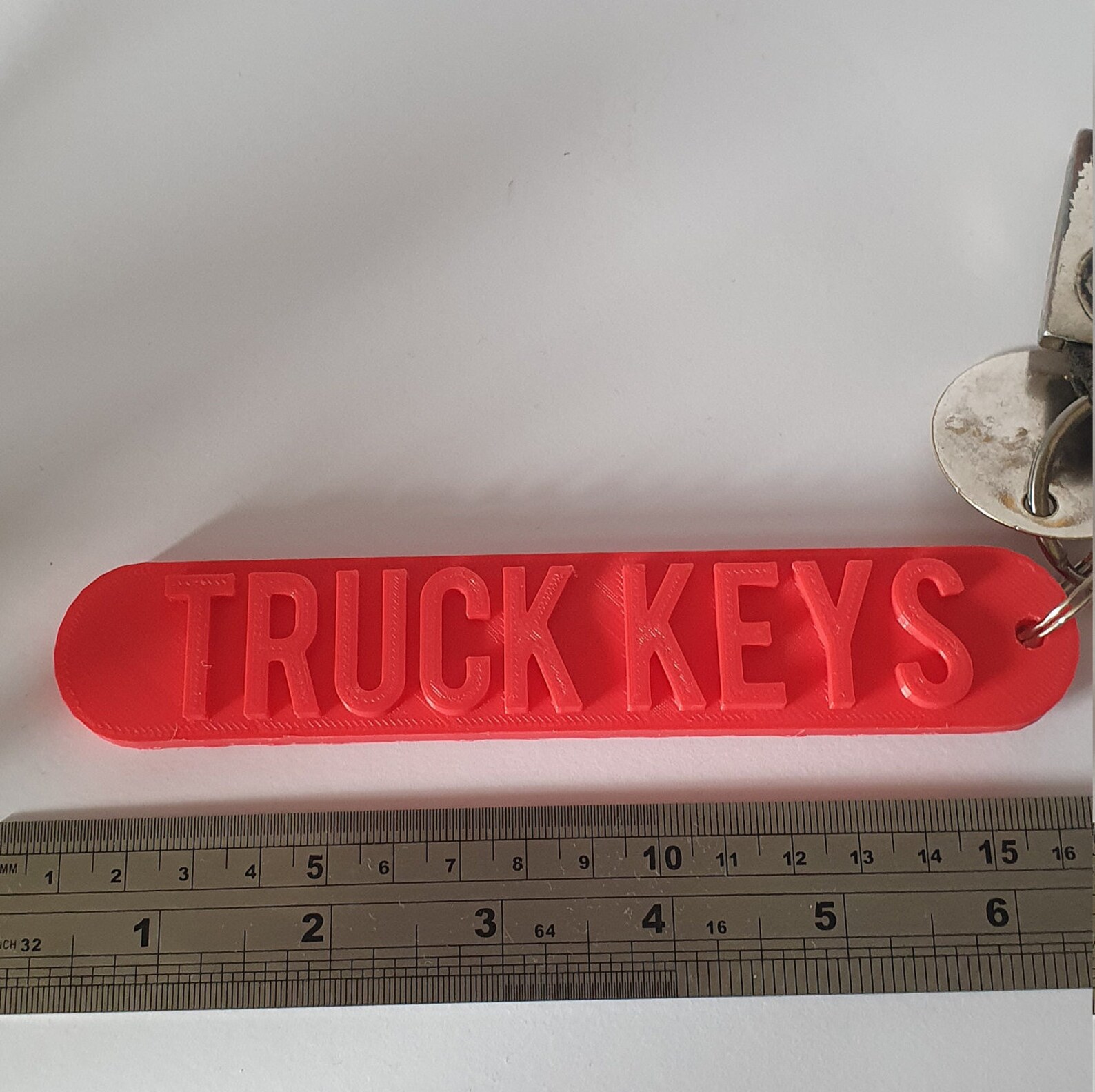 3D Printed Giant Personal Keyring - Etsy