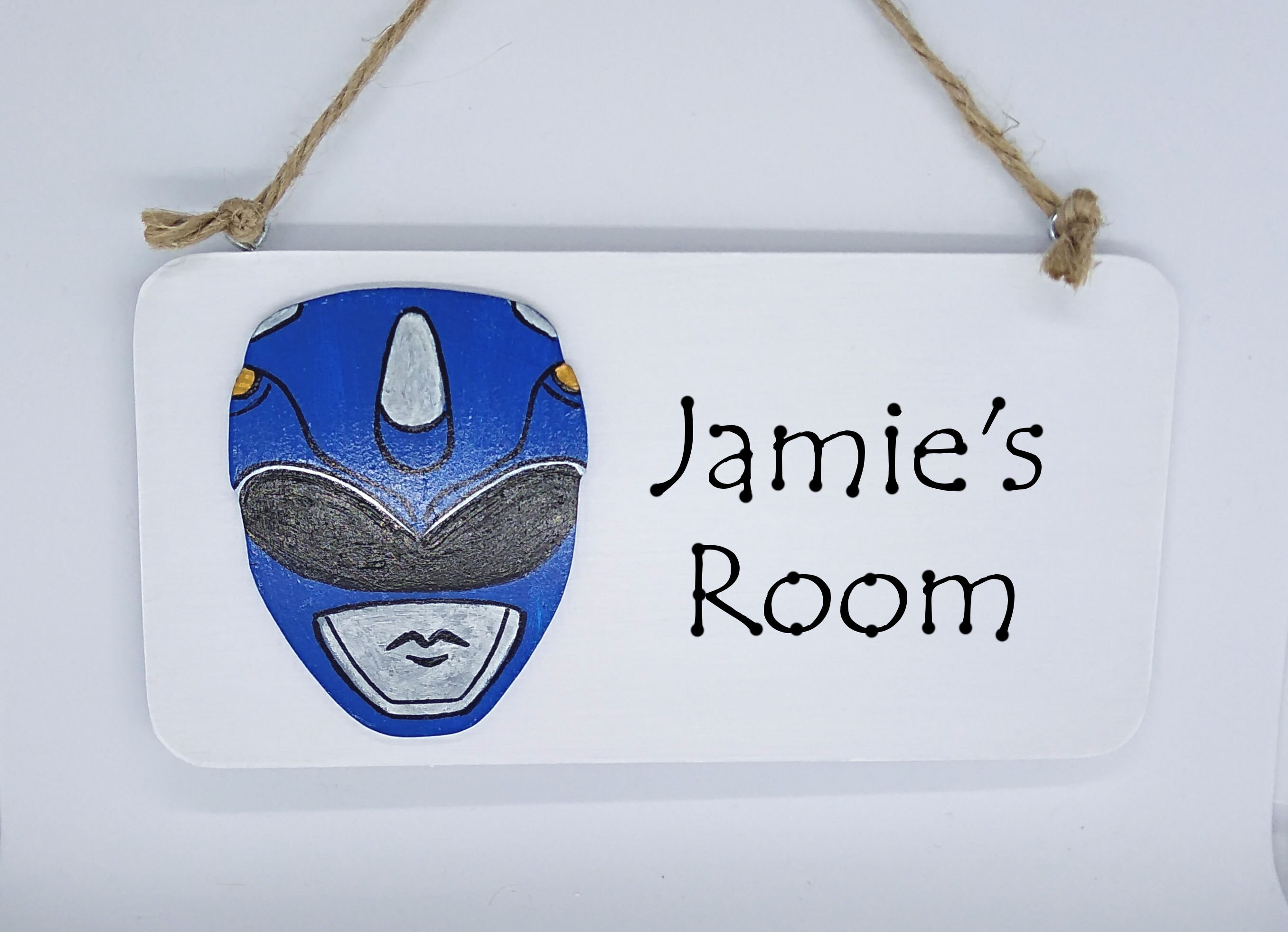 Power Rangers Personalised Childs door sign plaque Ideal Gift | Etsy