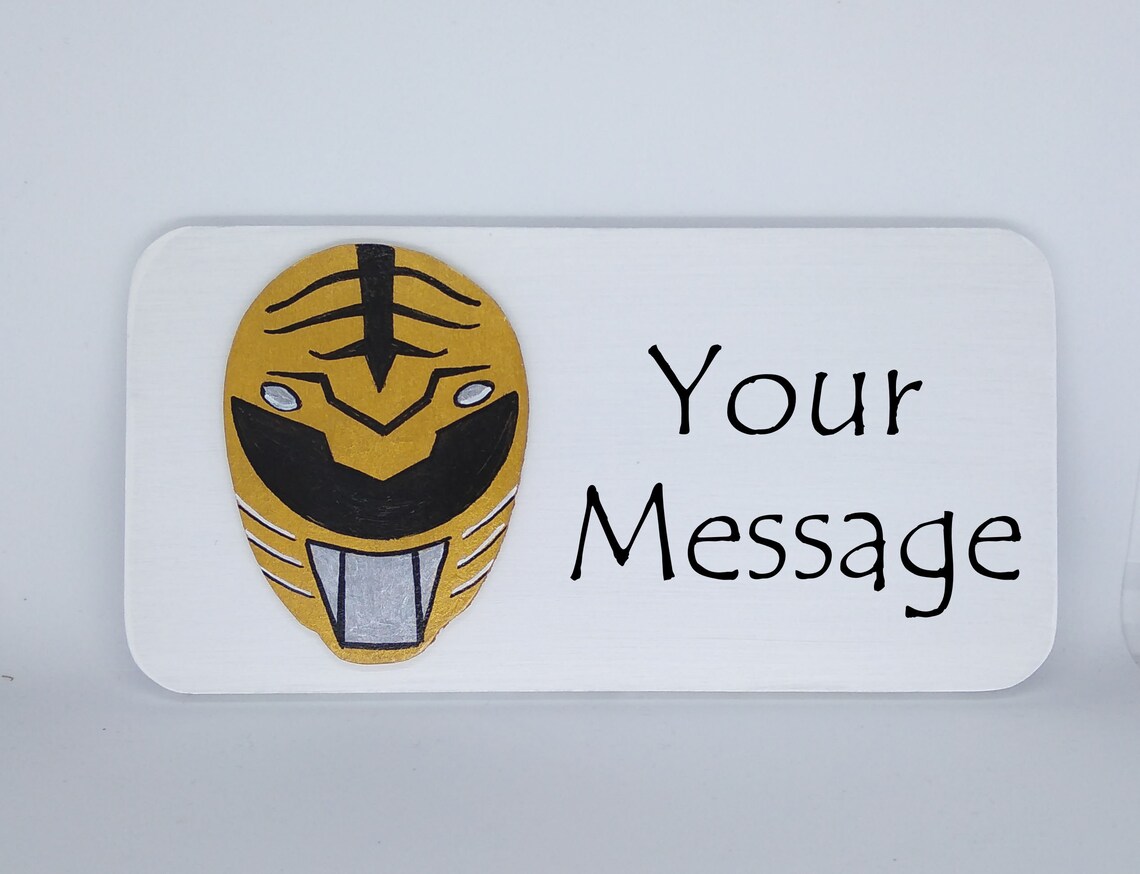 Power Rangers Personalised Childs door sign plaque Ideal Gift | Etsy