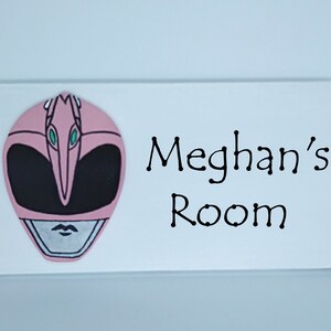 Power Rangers Personalised Childs Door Sign Plaque Ideal Gift | Etsy UK