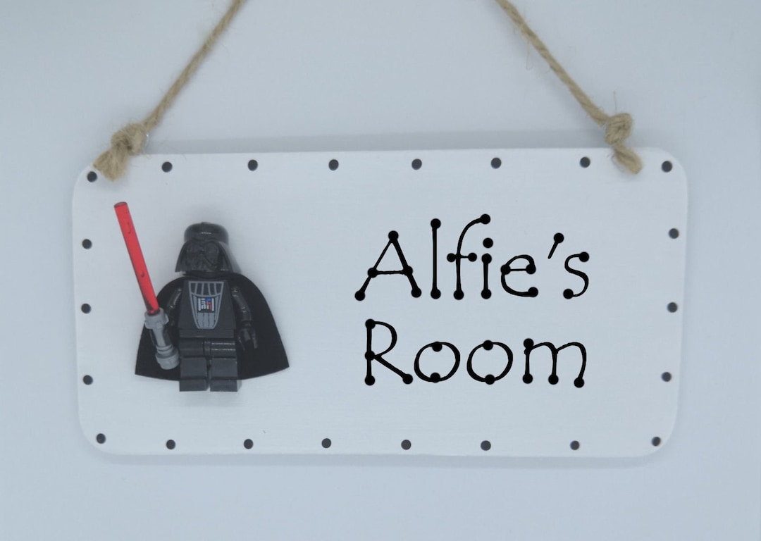 Darth Vader Personalised Star Wars Door Sign Plaque Mini - Etsy