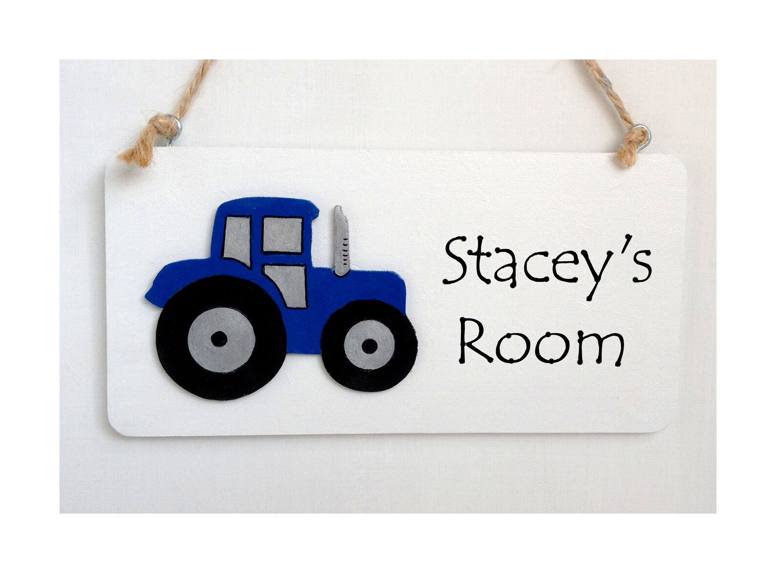 Tractor Sign Personalised Room Door Plaque Ideal Gift | Etsy UK