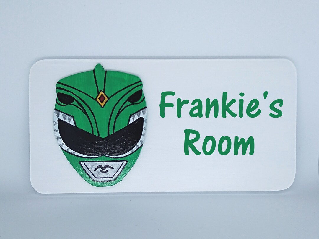 Power Rangers Personalised Childs Door Sign Plaque Ideal Gift - Etsy