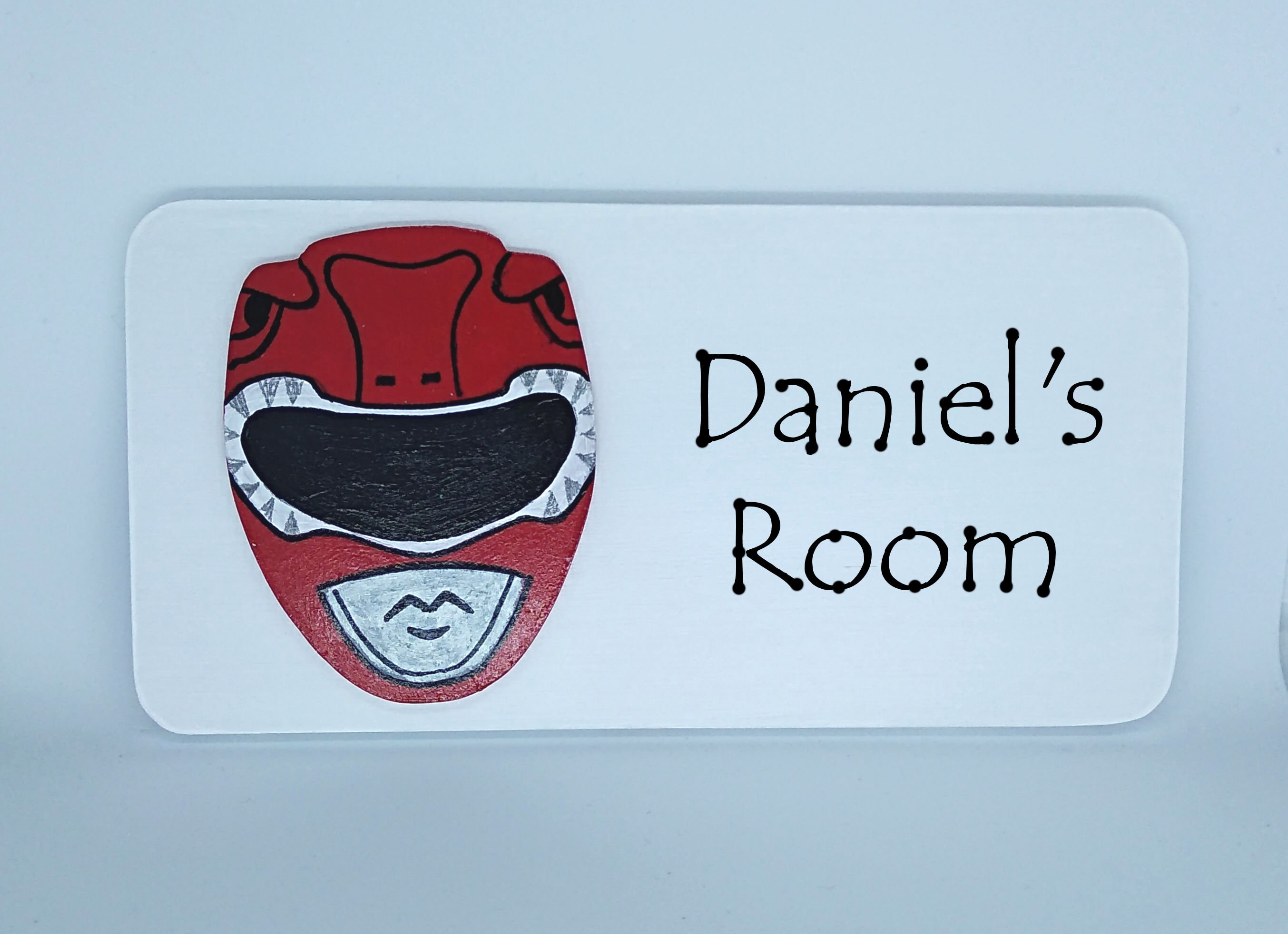 Power Rangers Personalised Childs door sign plaque Ideal Gift | Etsy