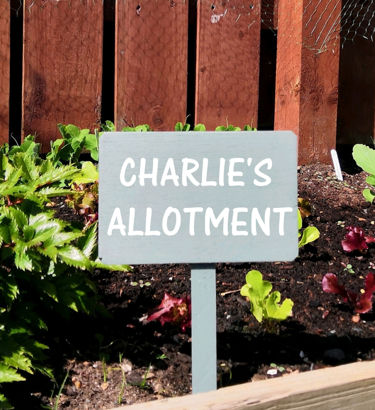 Personal Allotment Sign Hand Made Painted Ideal Father's - Etsy UK