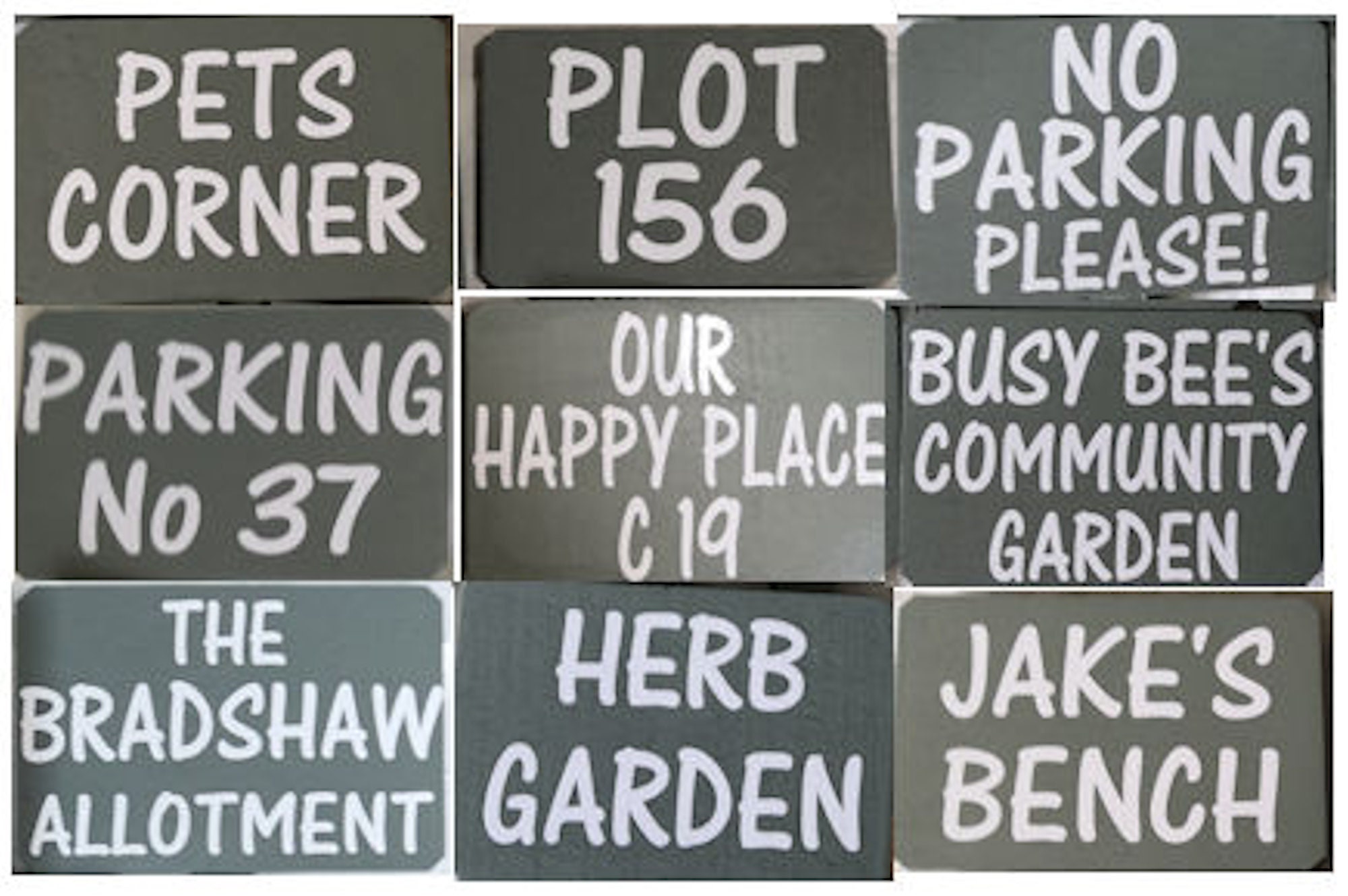 Personal Allotment Sign Hand Made Painted Ideal Father's - Etsy UK