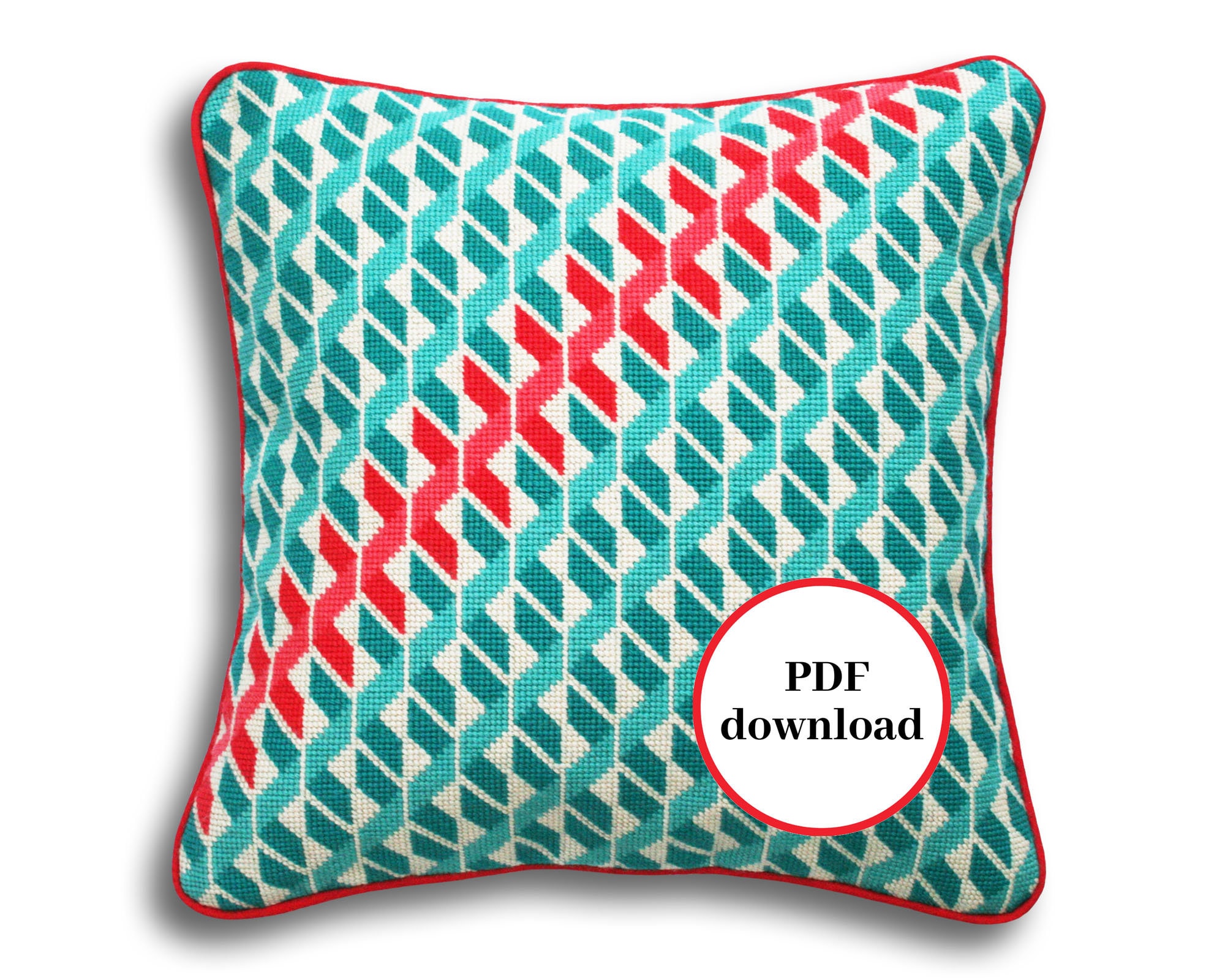 Modern Needlepoint Chart/pattern PDF Download Geometric - Etsy