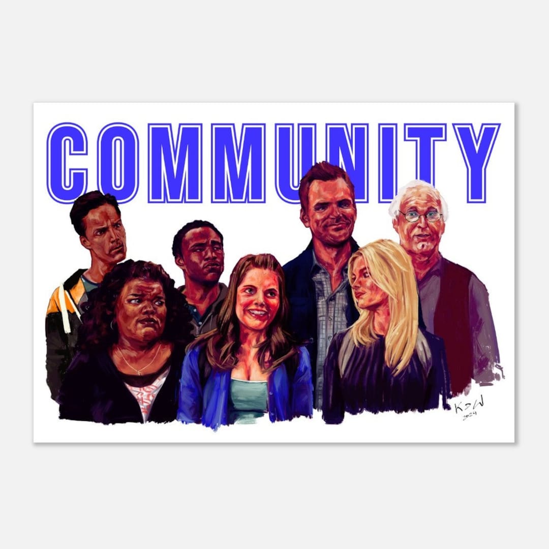Community TV Show Poster: Greendale Human Beings Art Print - Etsy