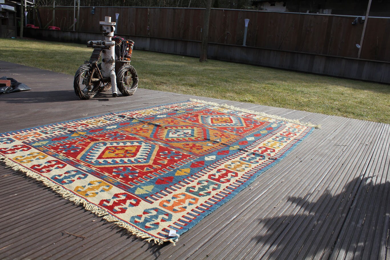 Natural Kilim Middle Rug Brown Kilim Indoor Outdoor Rug Boho - Etsy