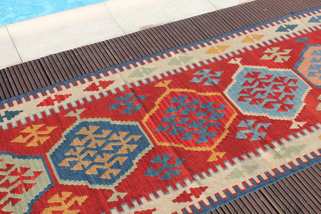 Bohemian Turkish Long Runner Rug Red Turkish Kilim Rug Runner - Etsy UK