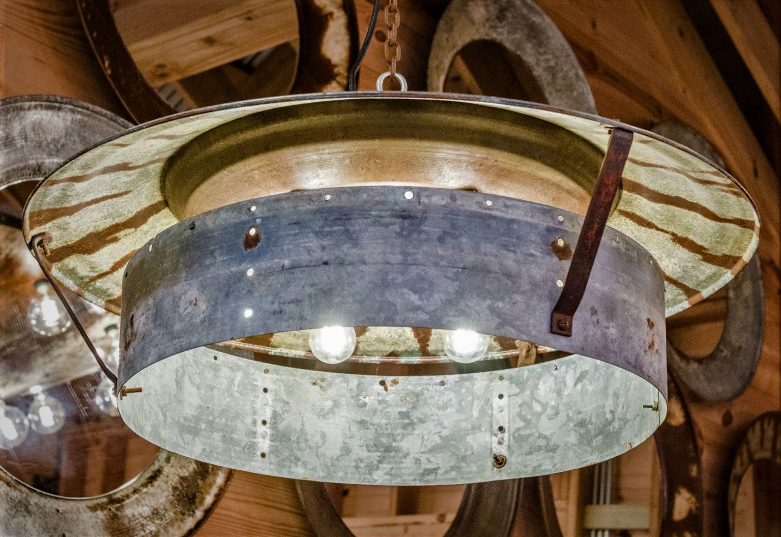 Rustic Vintage Chicken Brooder Disk W/turkey Feeder Ring - Etsy