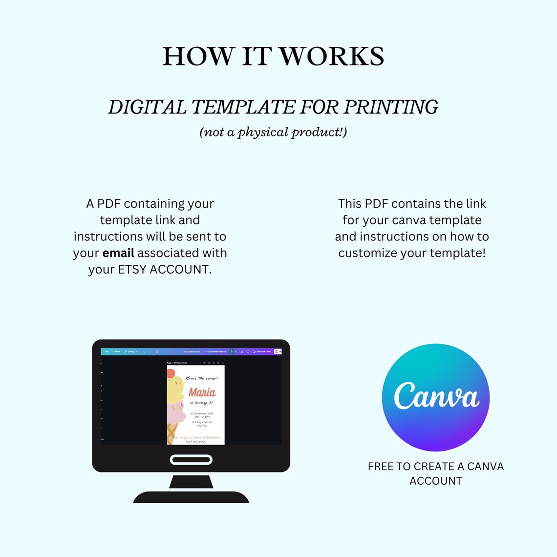 Flower Birthday Invite, Elegant Girl Invitation, Floral Birthday ...