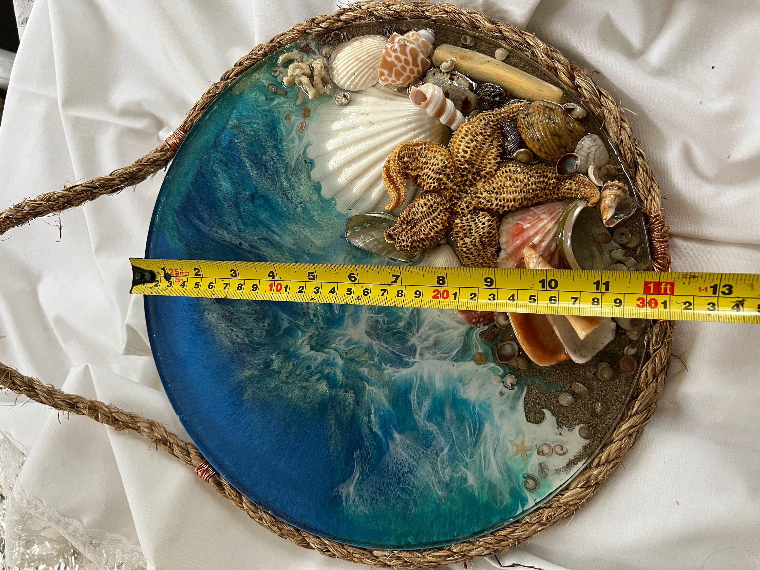 Round Coastal Wall Hanging - Etsy