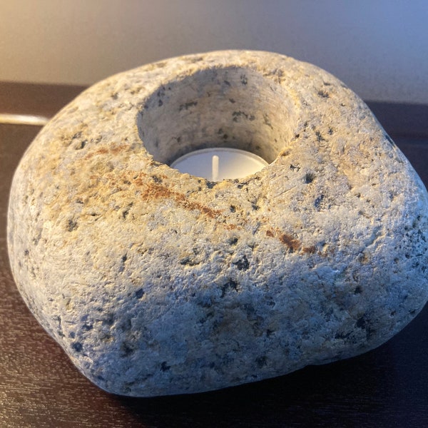 Stone Candle Holder - Etsy