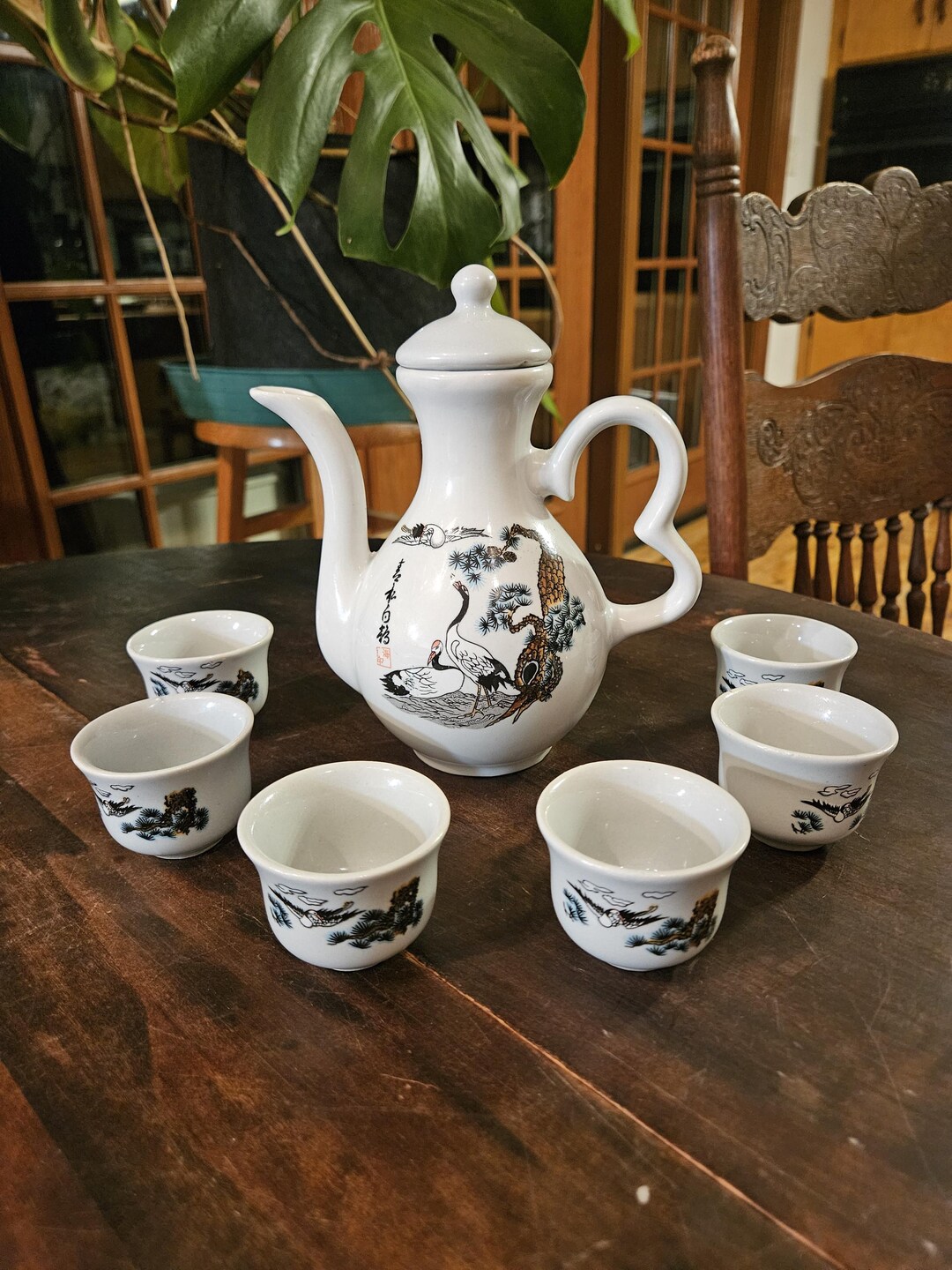 Vintage Japanese Tea Sake Set - Etsy