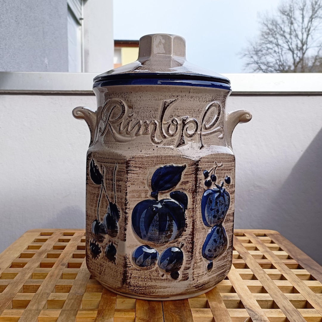Vintage Rumtopf SCHEURICH Ceramic Ware, Authentic 1970s West German ...