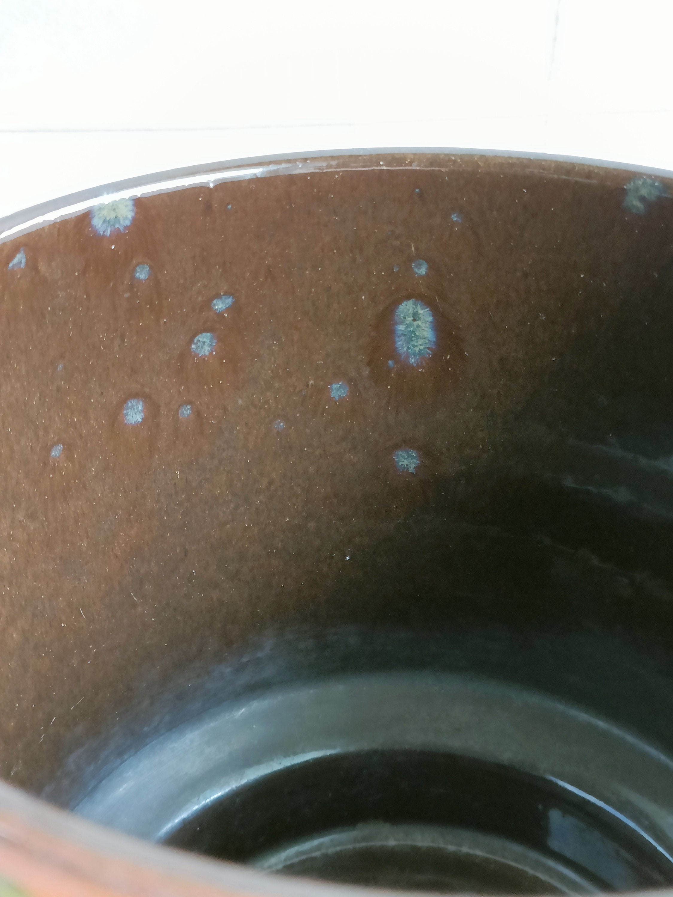 Vintage Scheurich Ceramic Planter, 1970s Orange Ceramic Fat Lava Pot ...