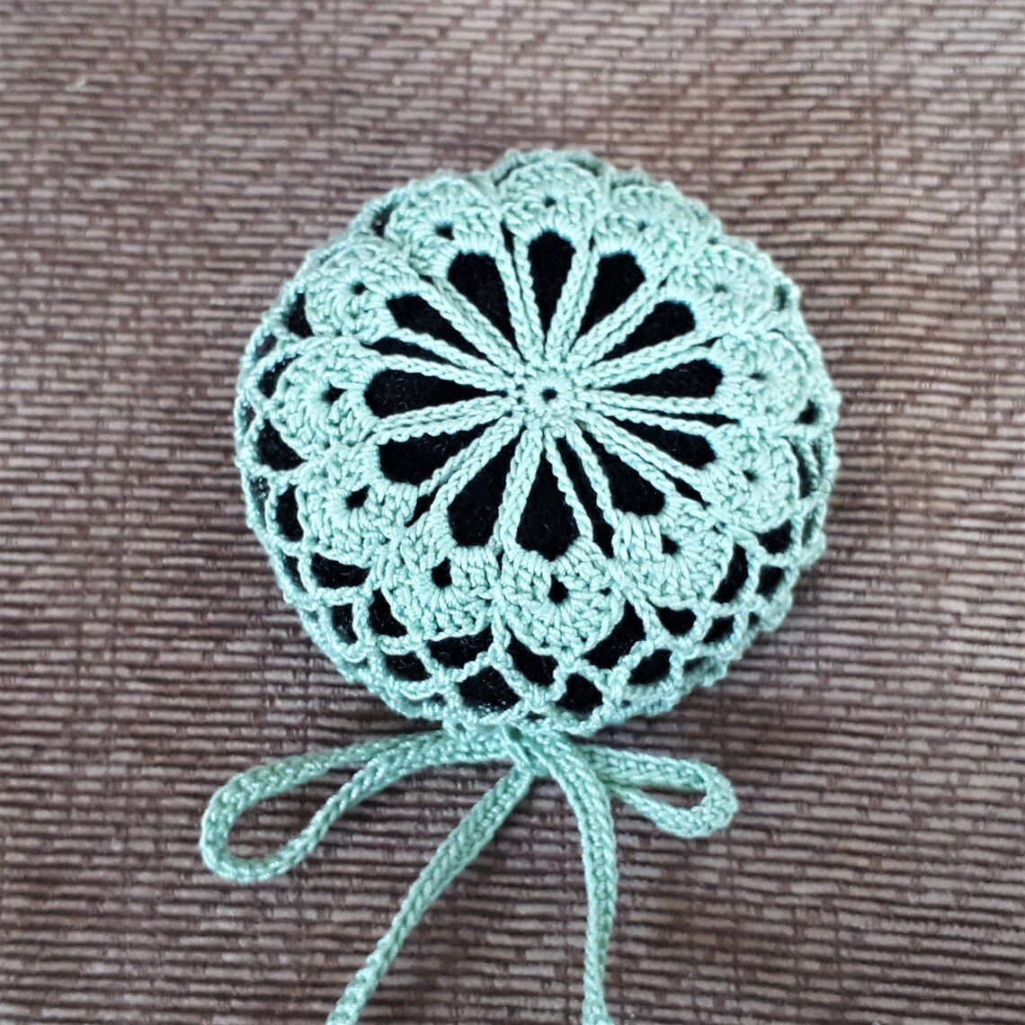 Ballerina Dark Red Bun Cover. Crocheted Ballet Hair Bun - Etsy