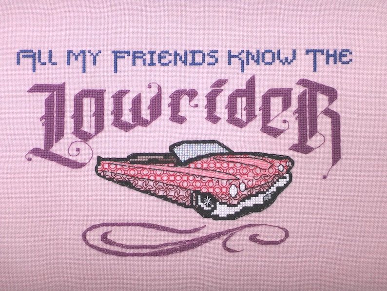 Lowrider Cross Stitch Pattern - Etsy