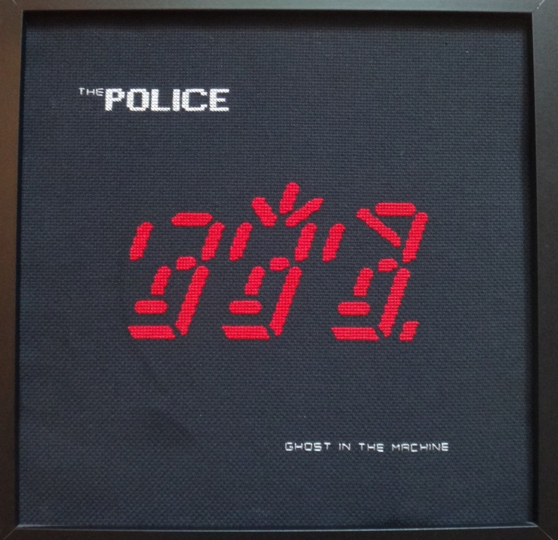The Police - Ghost in the Machine Cross Stitch Pattern - Etsy