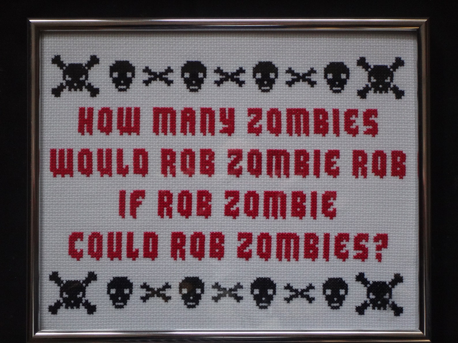 Rob Zombie Cross Stitch Pattern - Etsy